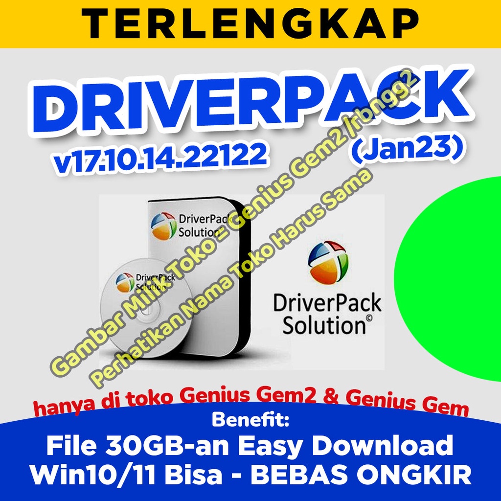 Jual Driverpack Ter-Update | Shopee Indonesia