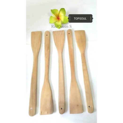 Jual Sodet Segitiga panjang/Spatula/ Sendok/Sutil/Centong/Pengaduk Kayu ...