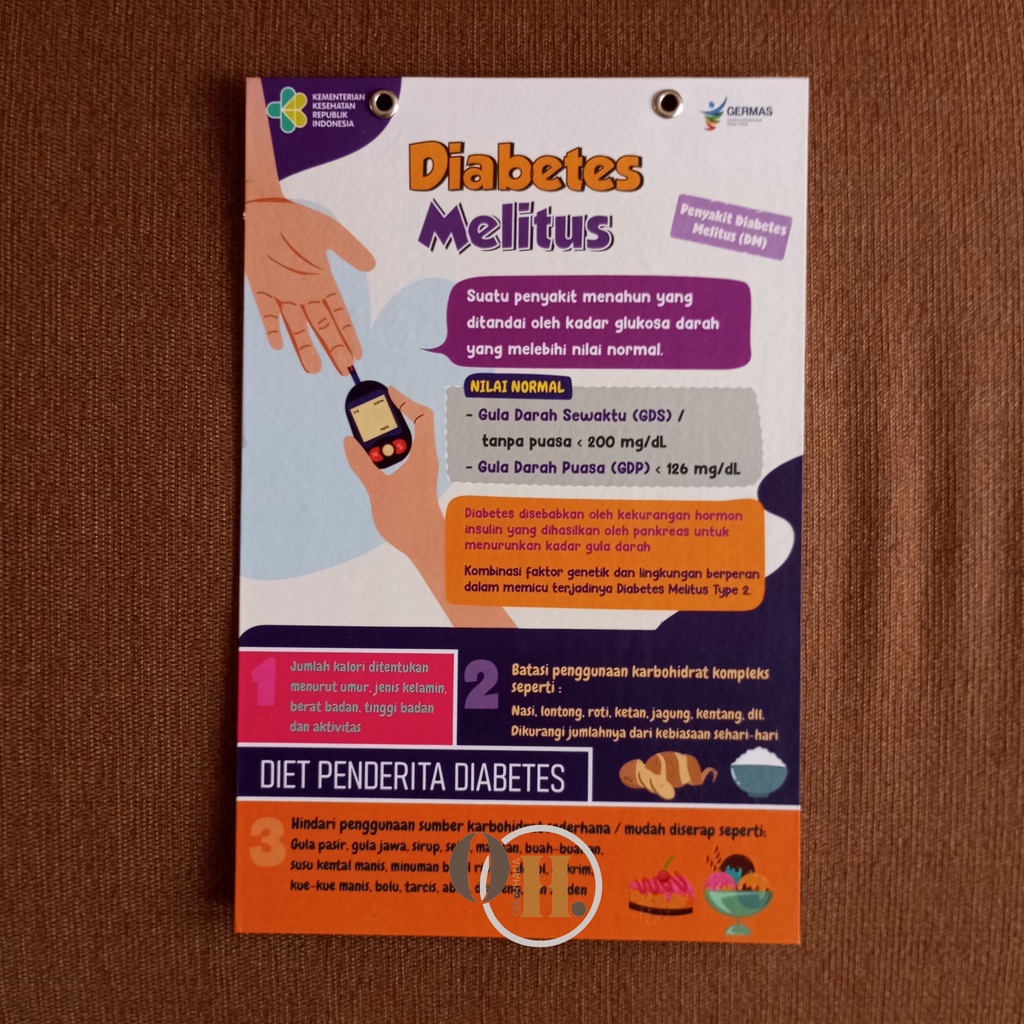 Jual Hard poster Diabetes Melitus - Hard Poster Germas - Hard poster ...