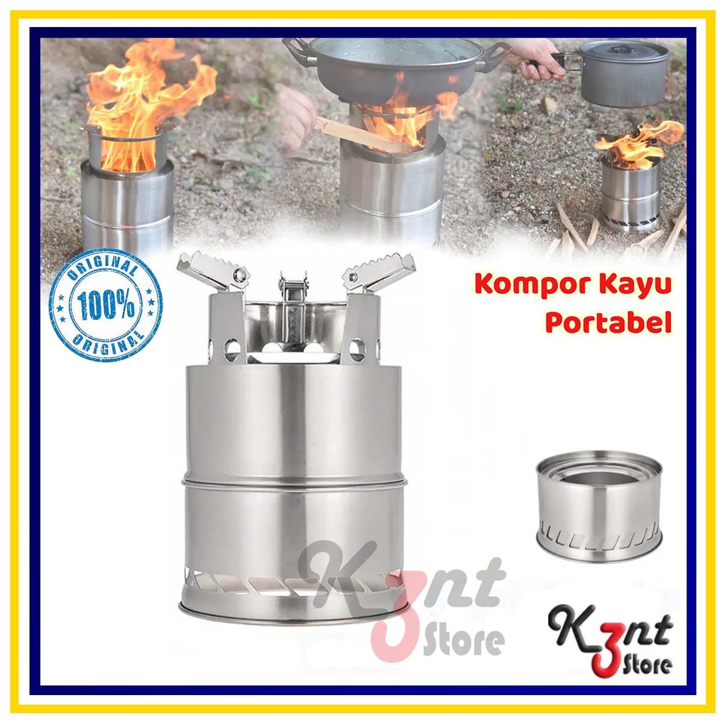 Jual Kompor Portabel Kompor Kayu Berkemah Kemping Hiking Ourdoor ...