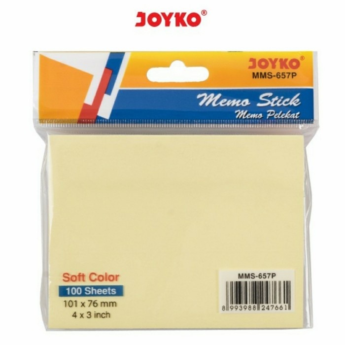 Jual JOYKO Sticky Note MMS-657P | Shopee Indonesia