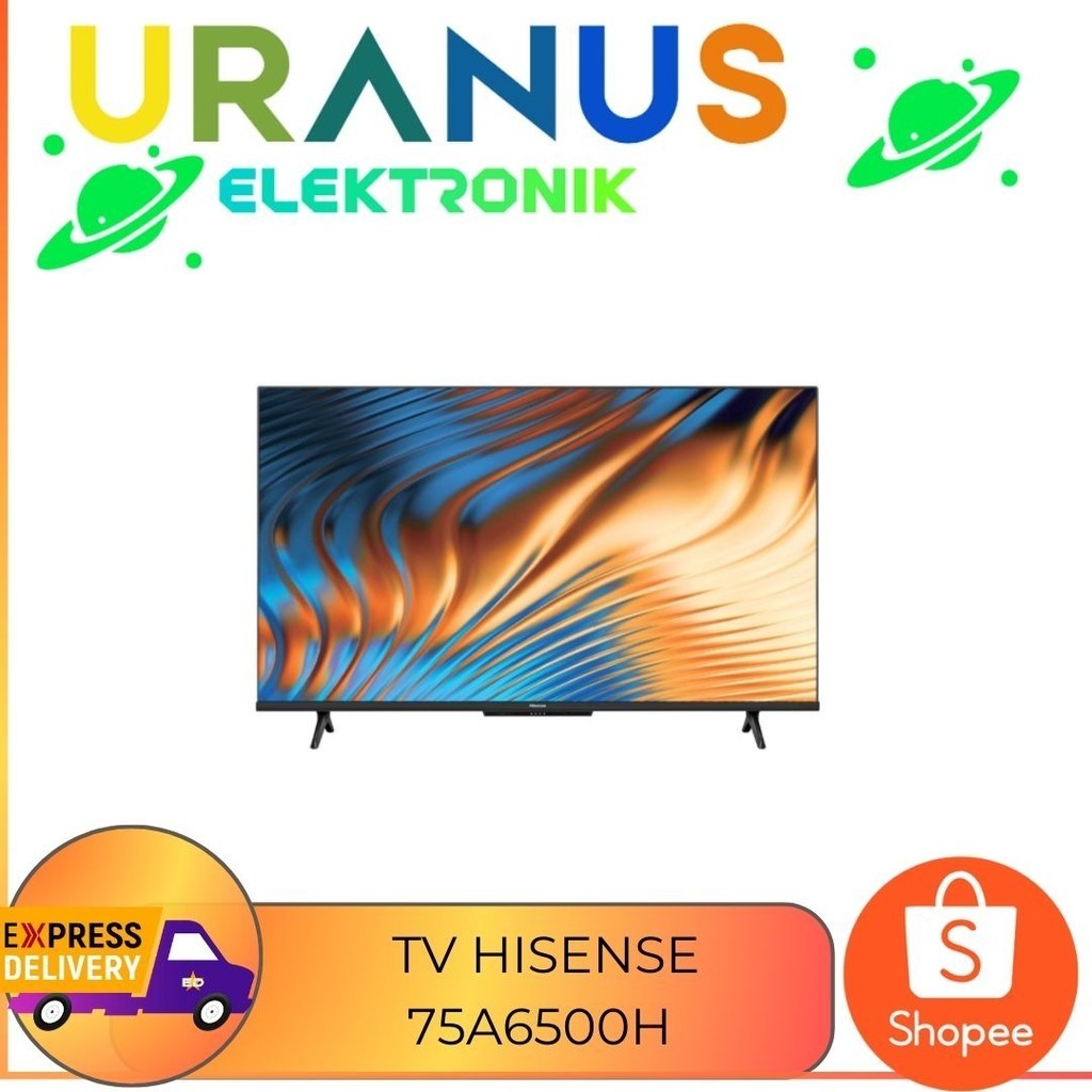 Jual HISENSE SMART TV 75A6500H LED GOOGLE TV 4K UHD HDR 75 INCH ...