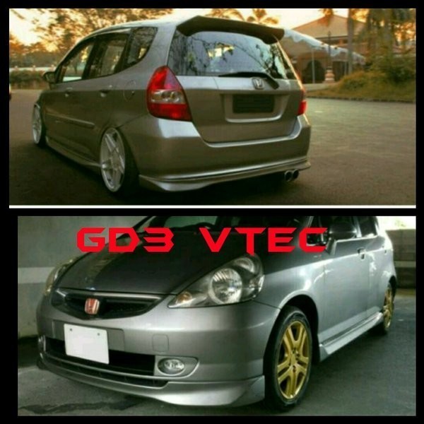 Jual Bodykit Jazz Gd 3 V Tech Style Bodikit Jazz Body Kit Jazz Gd3 Ge8 ...