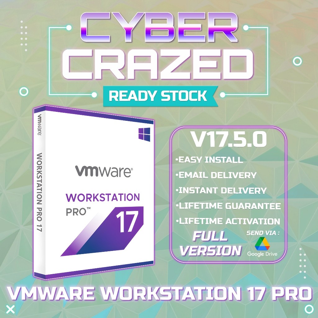 Jual VMware Workstation 17 Pro v17.5.0.22583795 Full Version (Versi ...