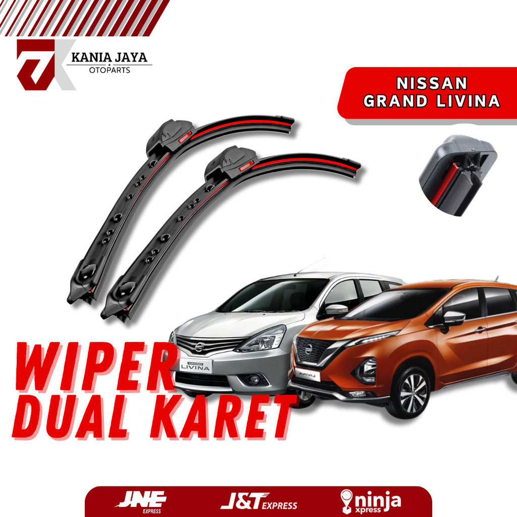 Jual Wiper Dual Blade Nissan Livina Grand Livina All New Livina