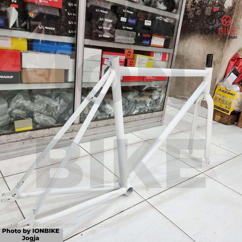 Jual Frame Sepeda Fixie Klasik STANDAR Frameset Fork Fixed Gear Steel ...