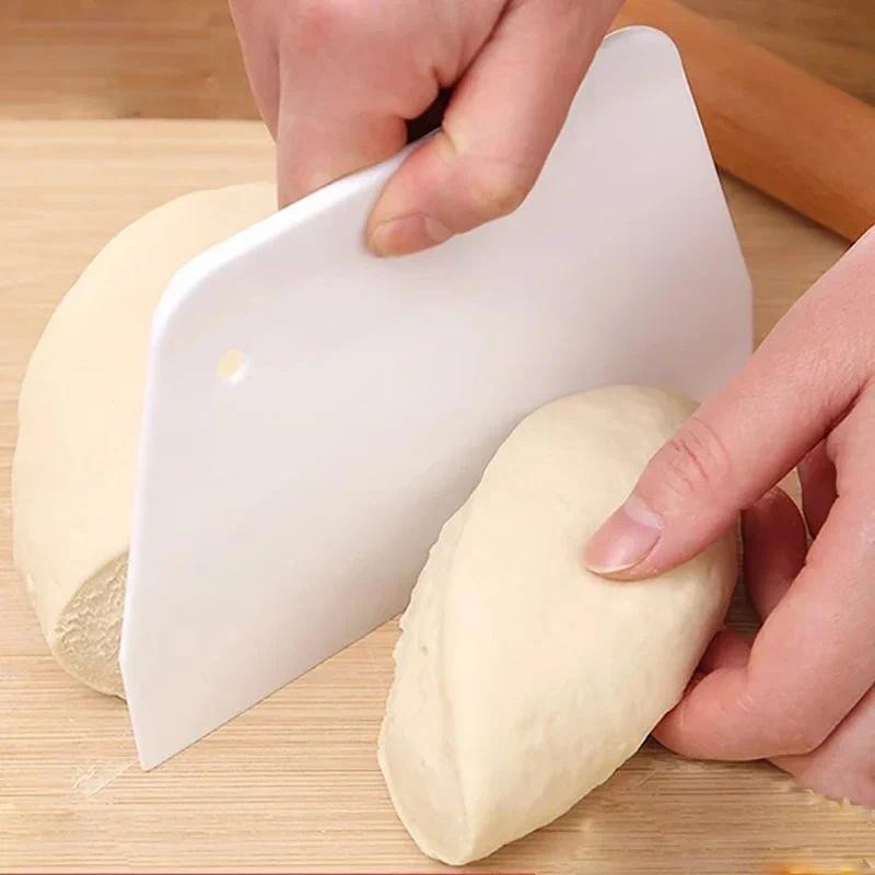 Jual Multipurpose Dough Cutter Bowl Scraper for Bread Dough Fondant ...