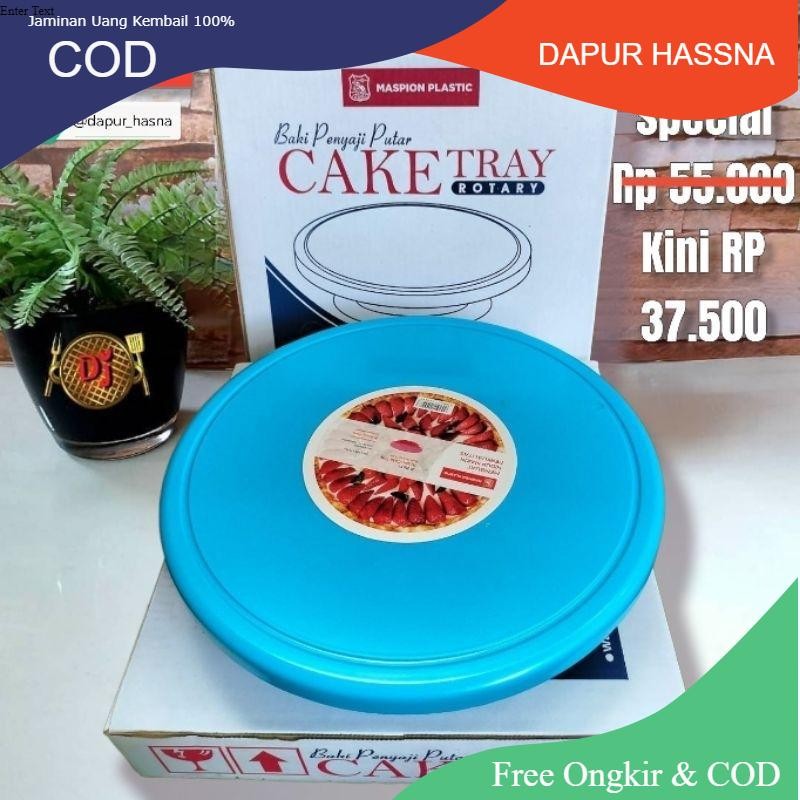 Jual Meja Putar Alat Dekorasi Kue Cake Tray - Soso Cake Tray Meja Putar ...