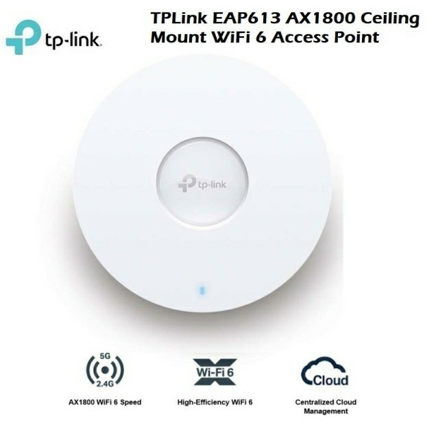Jual TPLink EAP613 AX1800 Ceiling Mount WiFi 6 Access Point TP-LINK | Shopee Indonesia