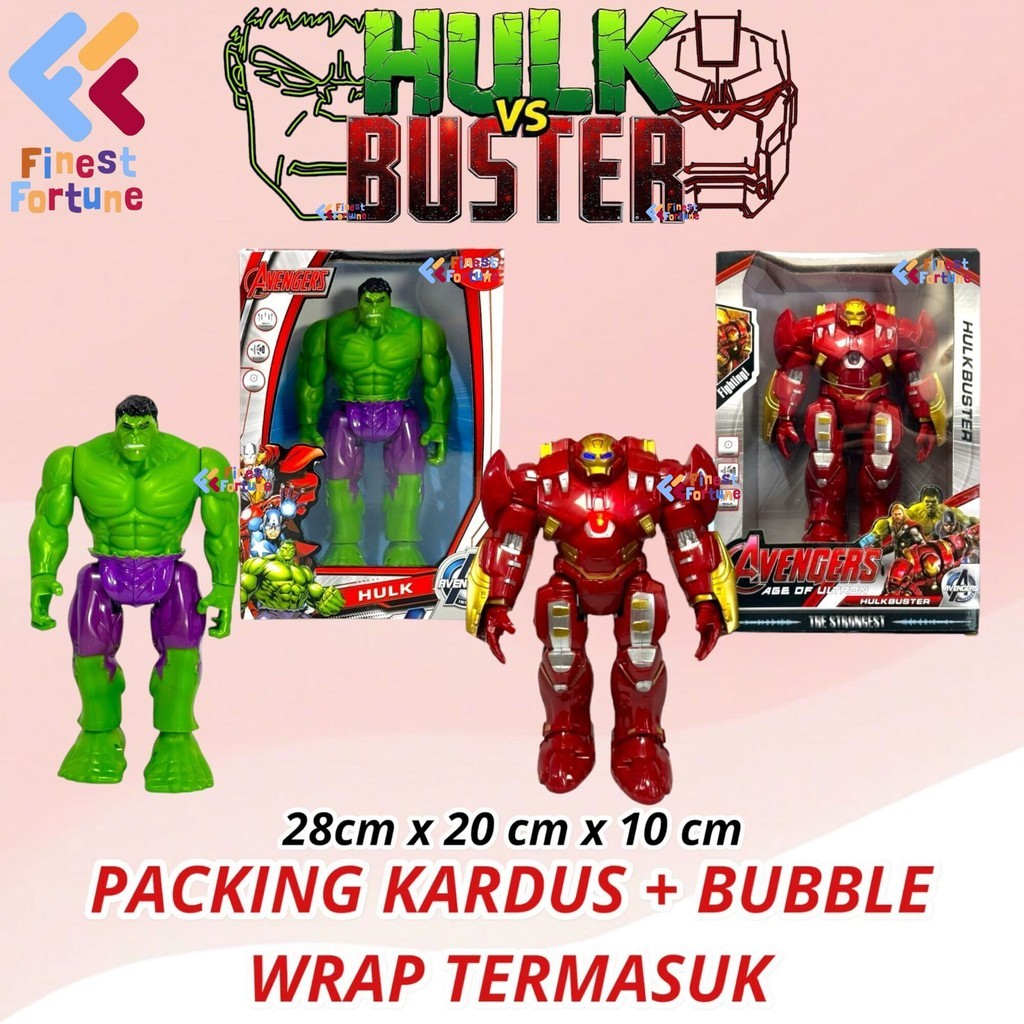 Jual MAINAN ANAK ROBOT HULKBUSTER IRON MAN DAN HULK | Shopee Indonesia