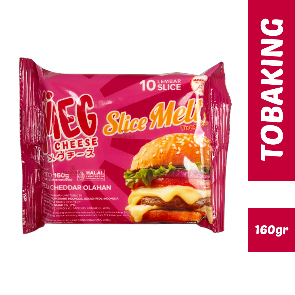 Jual Keju Meg Slice Melt isi 10 Meg Cheddar Lembaran | Shopee Indonesia