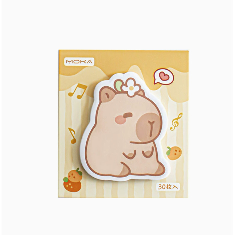 Jual J2 - Memo sticky notes Motif Kartun Kucing Lucu dan capybara ...