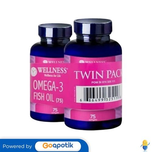 Jual Wellness Omega-3 1000 Mg Botol 75 Softgel - Twin Pack | Shopee ...