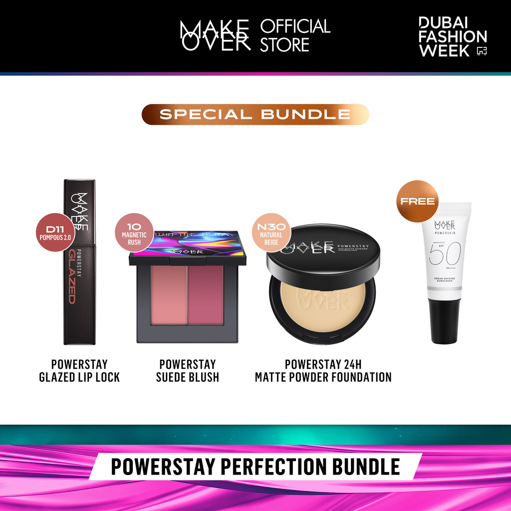 Jual [DUBAI FASHION WEEK] MAKE OVER Complete Glam Set Bundle: Paket ...