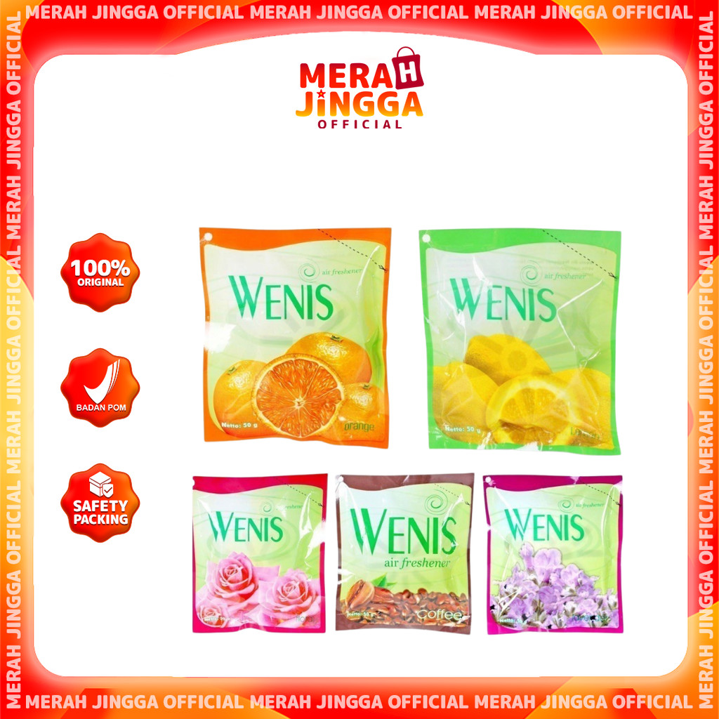 Jual Wenis Air Freshener 50gr Pengharum Ruangan Wenis | Merah Jingga ...