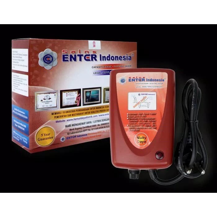 Jual PENGHEMAT LISTRIK ORIGINAL SAINS ENTER INDONESIA | Shopee Indonesia