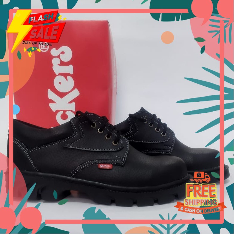 Jual sepatu safety termurah king kickres gregor ujung besi kerja hotel ...