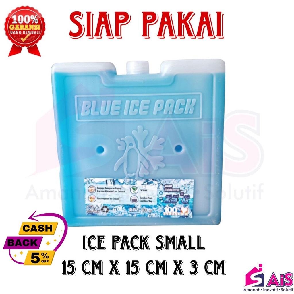 Jual Dry Ice Pack Gel Kotak Pendingin Barang Camping 15 x 15 x 2.7 Cm ...