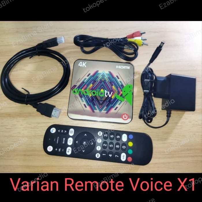 Jual STB Android TV Box 4K B860H V5 Ram 2Gb OS 10 Bluetooth Unlock Root - Remote Voice X1 ...
