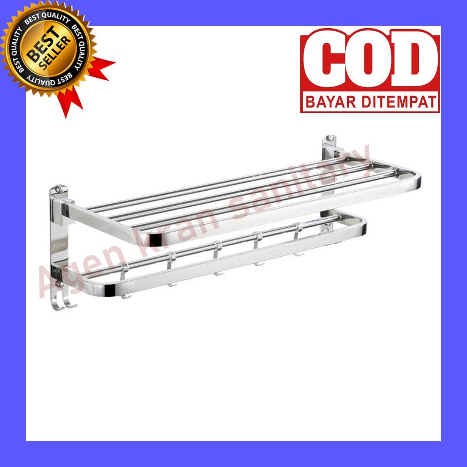 Jual RAK HANDUK STAINLESS SUS 304 / GANTUNGAN BAJU STAINLESS | Shopee ...