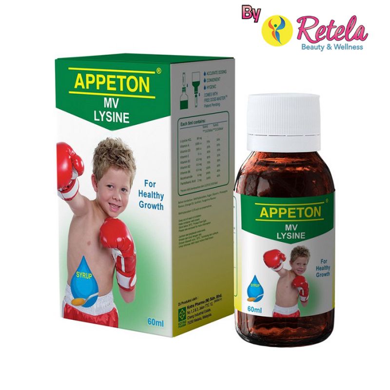 Jual APPETON LYSINE SYRUP 60 ML | Shopee Indonesia