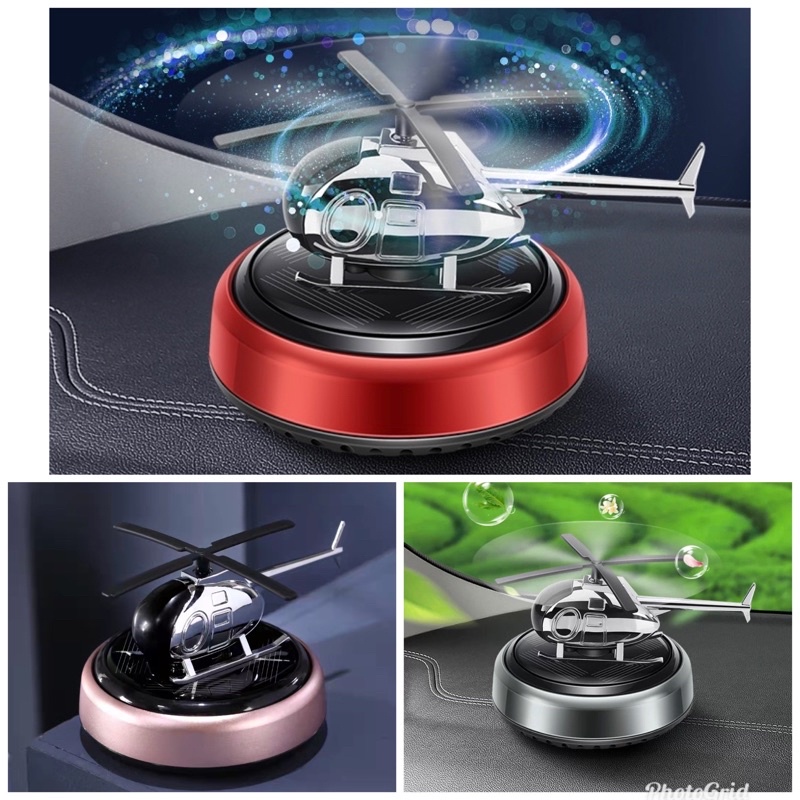 Jual Aksesoris parfum mobil tenaga surya berputar otomatis bentuk ...