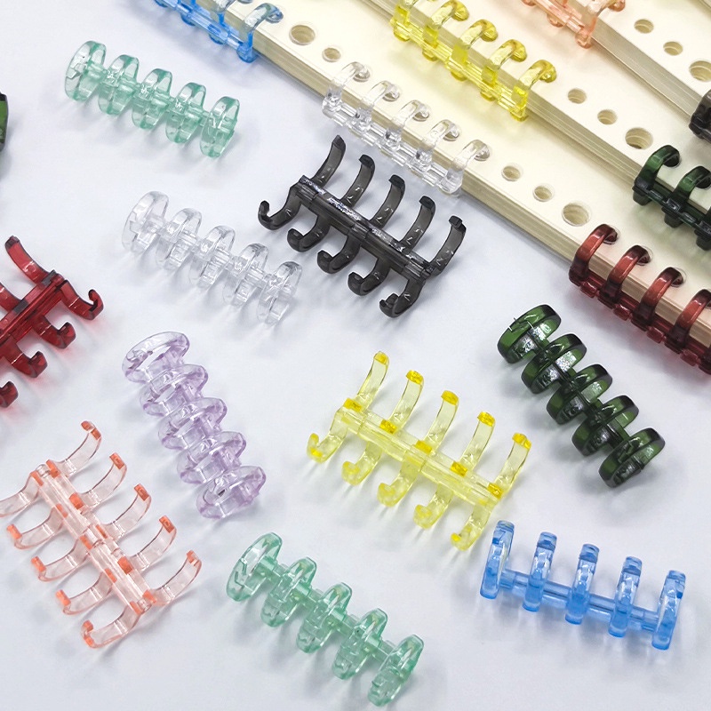 Jual Pengikat Tersegmentasi Pengikat Pengikat Folder Cincin Pengikat Bening Diy 5 Lubang