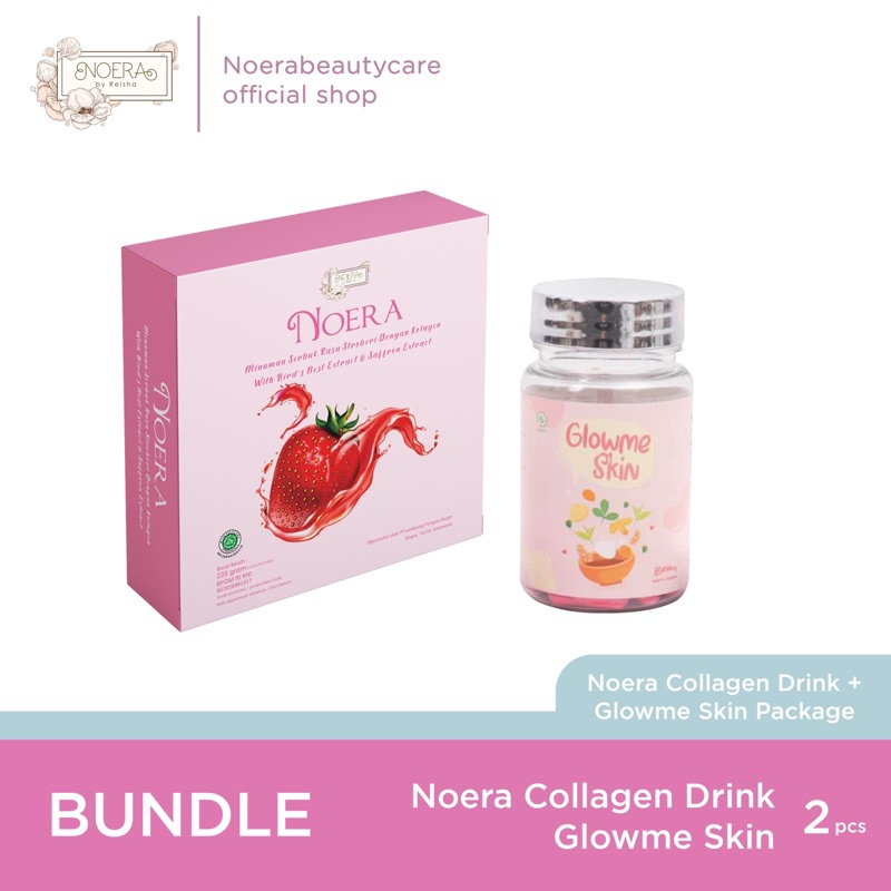 Jual Bundle Noera Collagen Drink & Noera Glow Me Skin | Minuman Kolagen ...