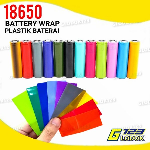 Jual Battery Wrap 18650 Sleeve PVC Jaket Plastik Cover Batre Baterai ...