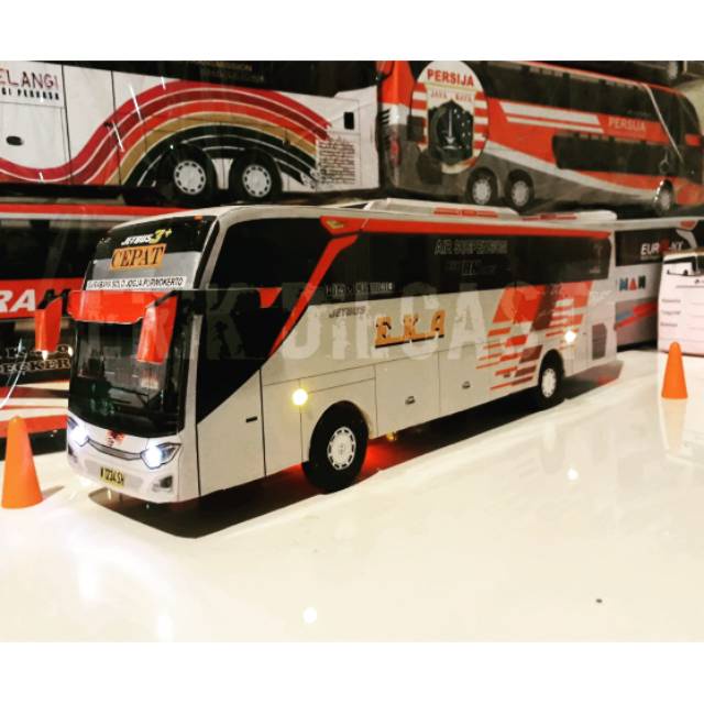 Jual MAINAN BUS TELOLET BASURI MINIATUR BUS EKA SHD DIECAST BUS ...