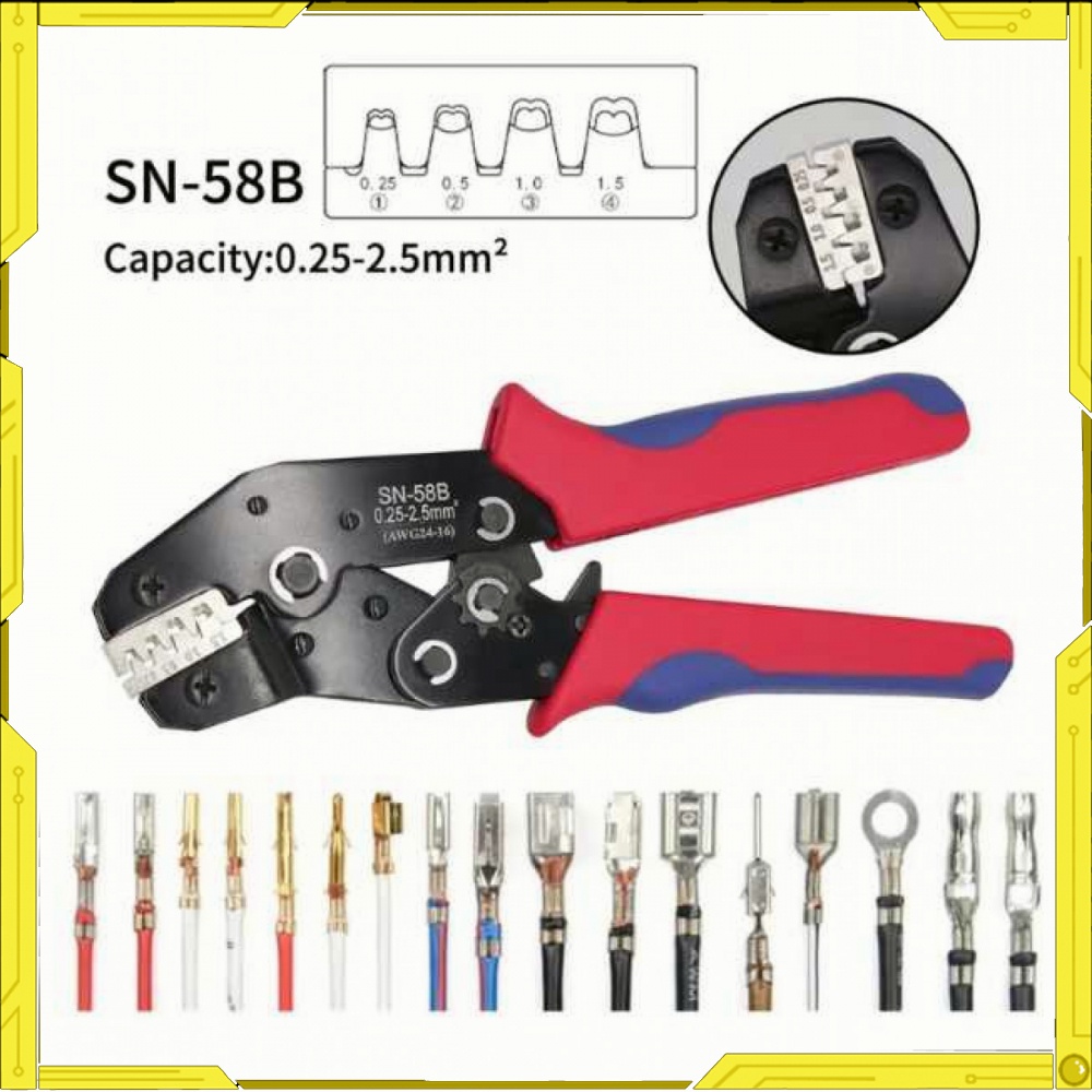 Jual Tang Crimper Terminal Cable Crimping Plier Compression Tool -TL261 ...