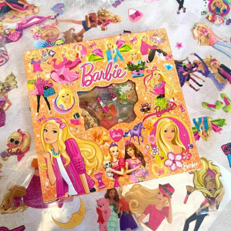 Jual STICKER BARBIE MINI ISI 100 LEMBAR - Sticker waterproof anti air ...