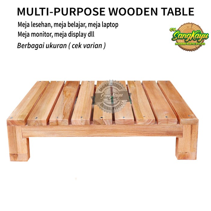Jual Meja Gaming Meja monitor kayu meja Laptop table meja belajar ...