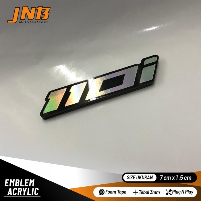 Jual Emblem Acrylic 110i Thailand Beat Vario Mio Scoopy Logo Timbul 3D ...