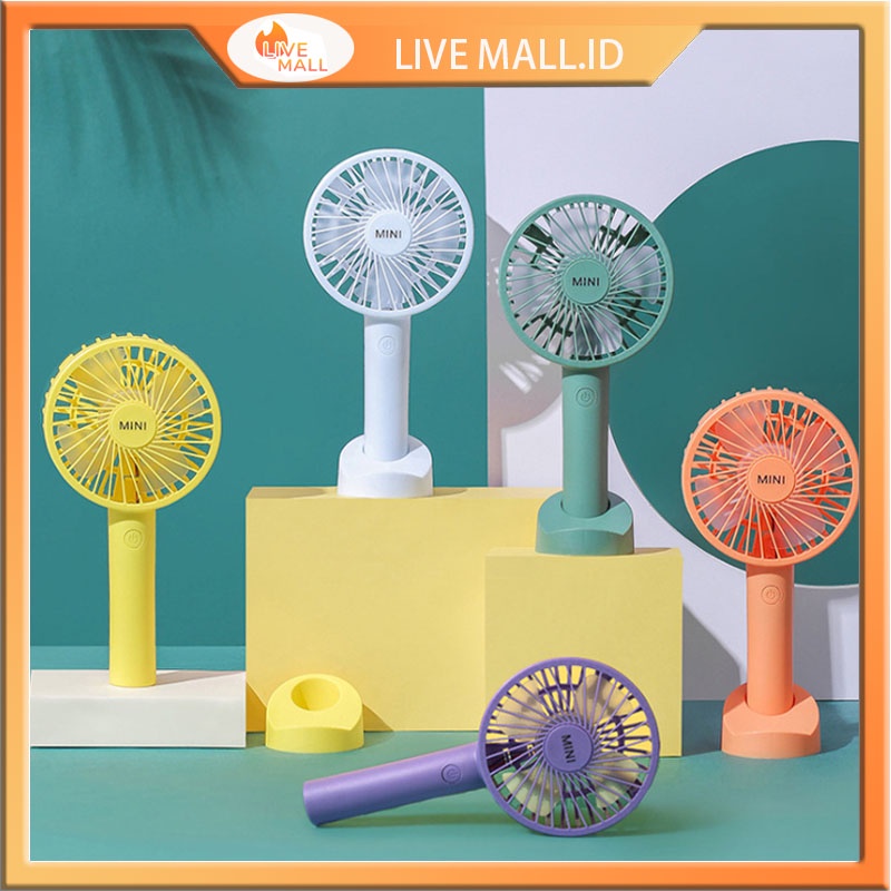 Jual Kipas angin mini portabel 1200 mAh 3 Gear KIpas angin Kecil USB ...