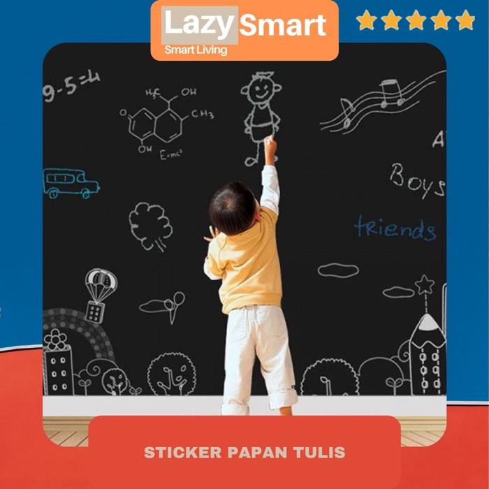 Jual Sticker Papan Tulis Whiteboard Blackboard Wallpaper Papan Tulis ...