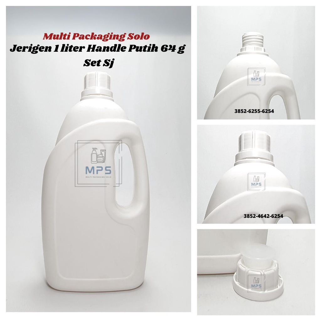 Jual Jerigen 1 L Handle Putih Hdpe / Jerigen Hdpe / Jerigen / Jerigen ...