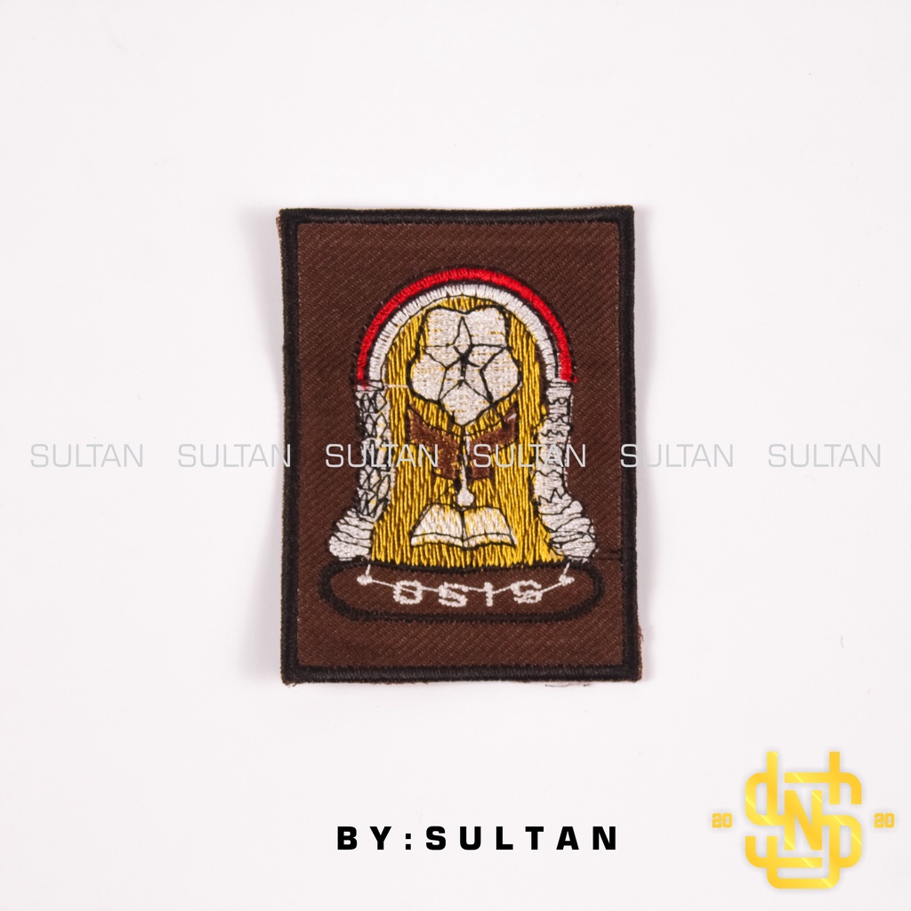Jual Bordir BORDIR LOGO OSIS PRAMUKA Atribut Sekolah Bet/Badge /Logo ...