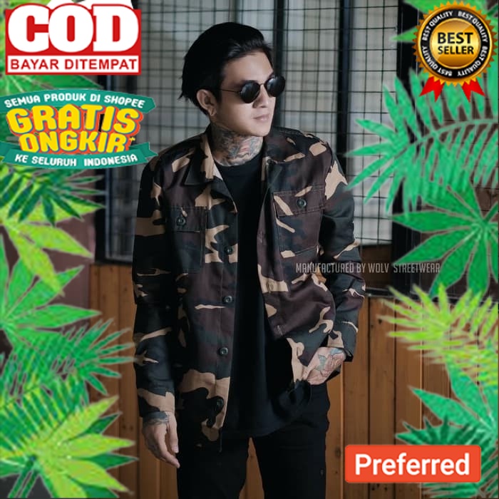 Jual Jaket Parka Loreng Army / Parka Army DC / Jaket Parka DC - Loreng ...