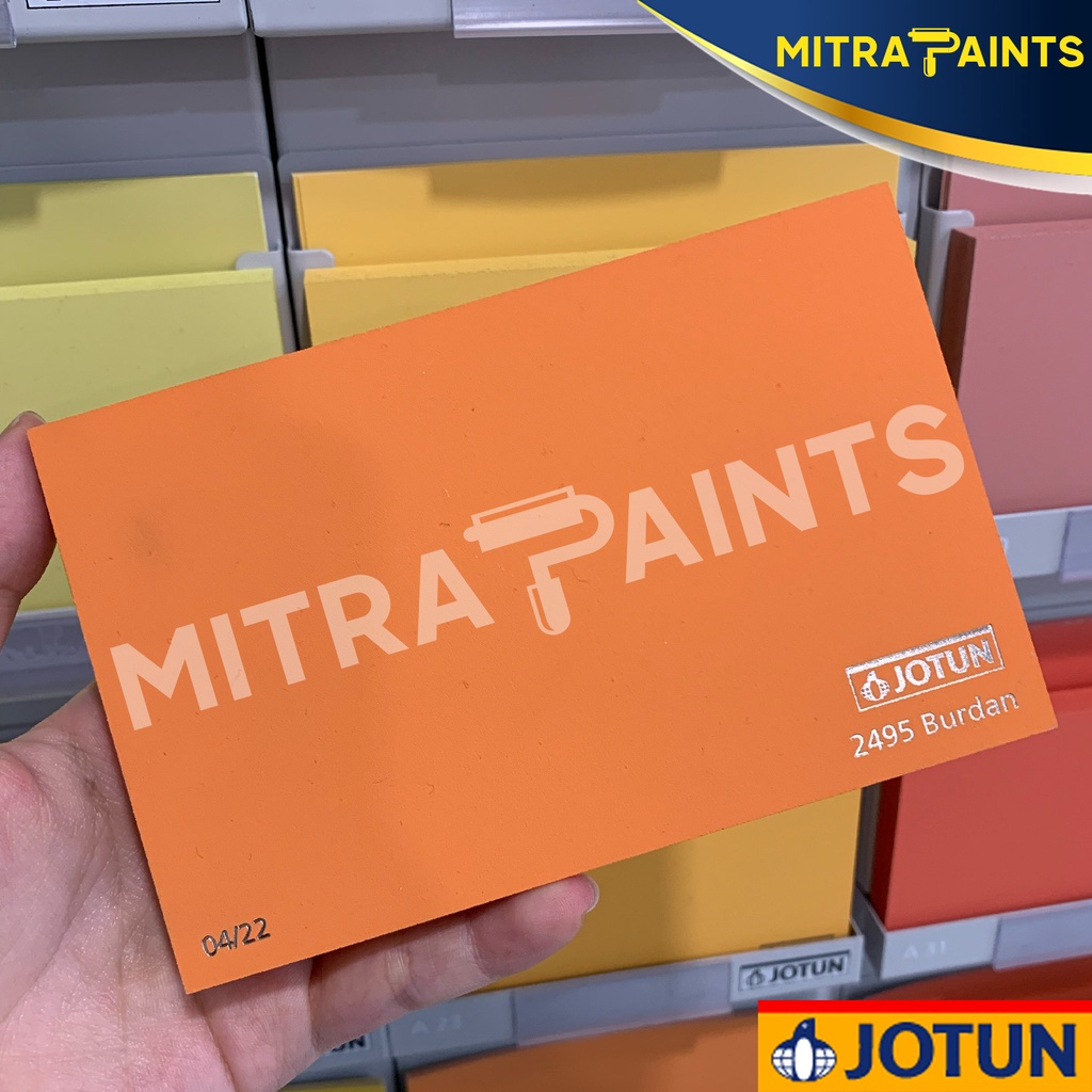 Jual CAT TEMBOK JOTUN INTERIOR BURDAN 2495 / OREN ORANGE | Shopee Indonesia