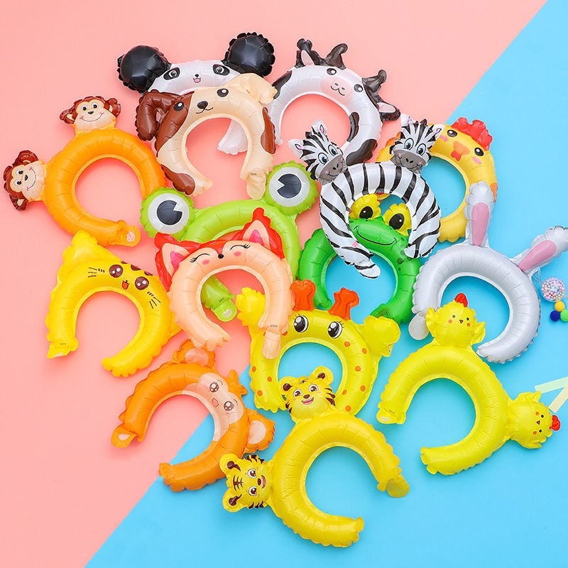 Jual Balon Bando Karakter Hewan Balon Foil Kartun Animal Headband ...