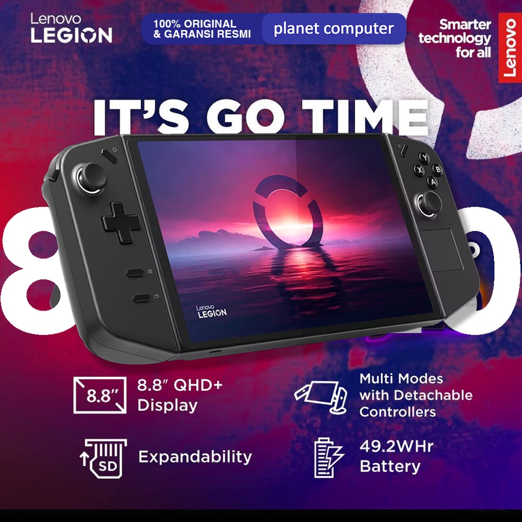 Lenovo Legion Go 8APU1 Handheld Gaming Pc Ryzen Z1 Extreme, 03/28/2024