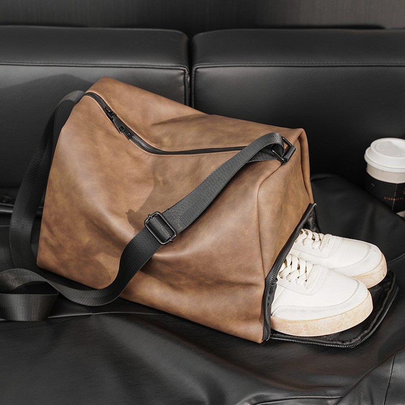 Jual LEATHER CONCEPT Tas Travel Kulit Tas Gym Kulit Travel Bag Kulit ...