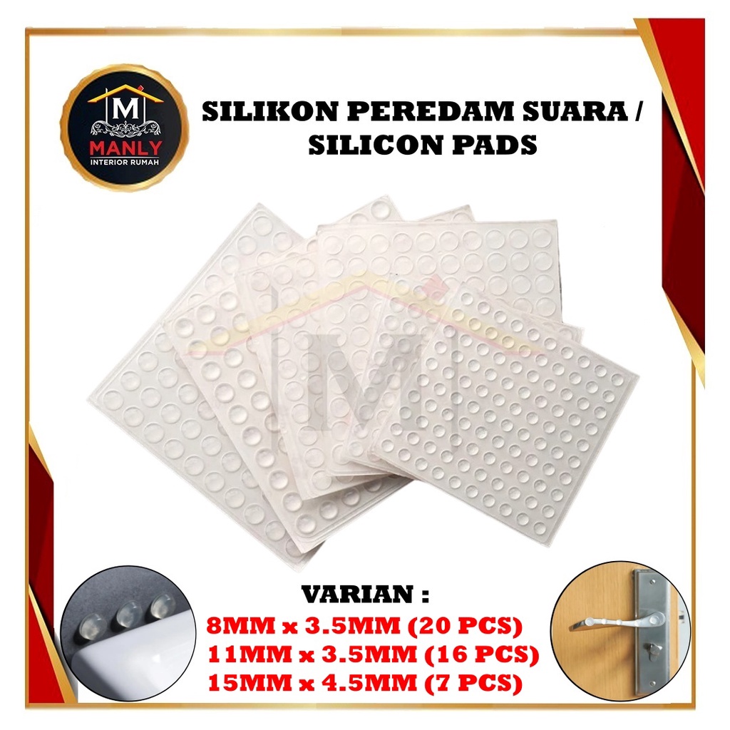 Jual Sticker Silikon Bumper Peredam Benturan Self Adhesive Silicone ...