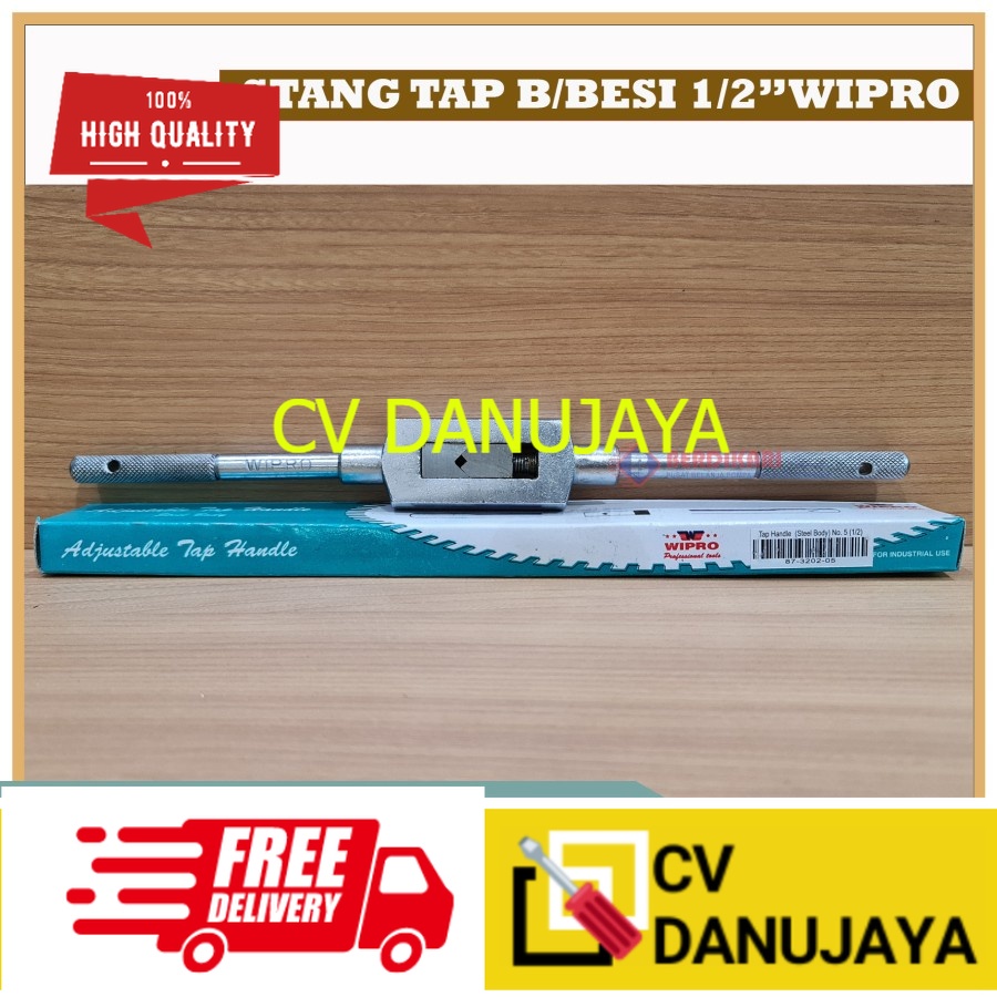 Jual WIPRO Stang Tap 1/2" 12MM Stang Hand Tap Gagang Hand Tap | Shopee ...