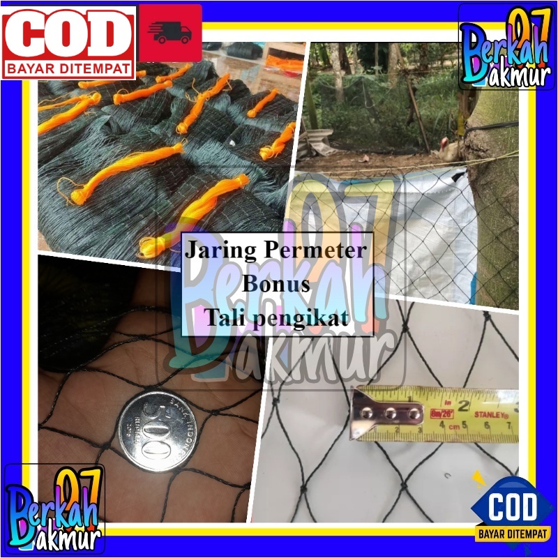 Jual Jaring Pengaman Pagar/Jaring Kolam Ikan/Jaring Pagar Ayam/Jaring ...