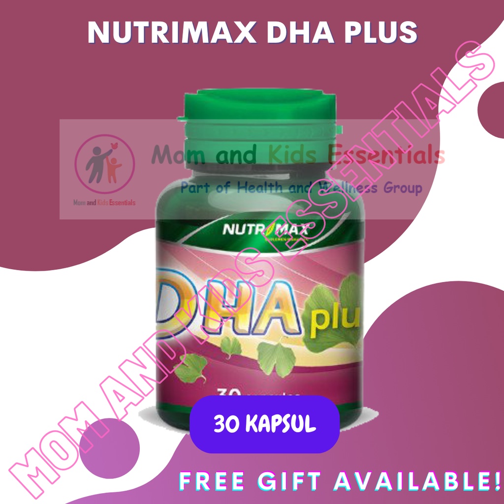 Jual Nutrimax Dha Plus 30 Kapsul Vitamin Penambah Daya Ingat Otak