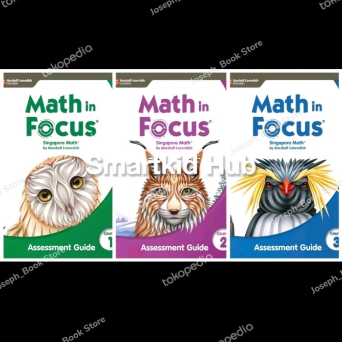 Jual Buku Math in Focus Singapore Math Assessment Guide Course 1/2/3 - 1 | Shopee Indonesia