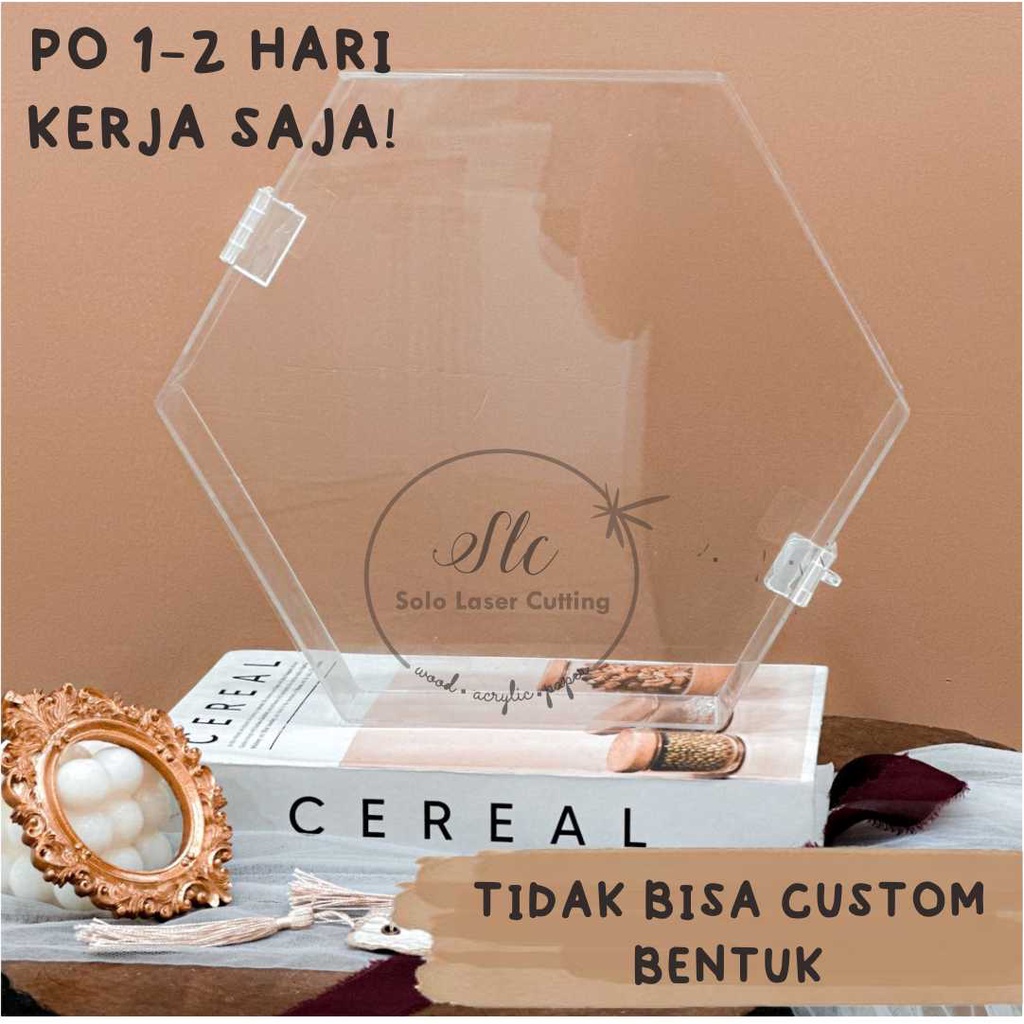 Jual HEXAGON BINGKAI BOX FULL ACRYLIC AKRILIK PIGURA MAHAR | Shopee ...
