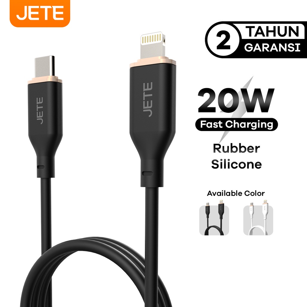 Jual JETE CX10 Kabel Data Type C to Lightning 20W Fast Charging 5A ...